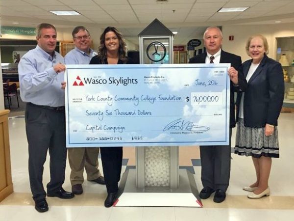 Wasco Contributes to College Capital Campaign